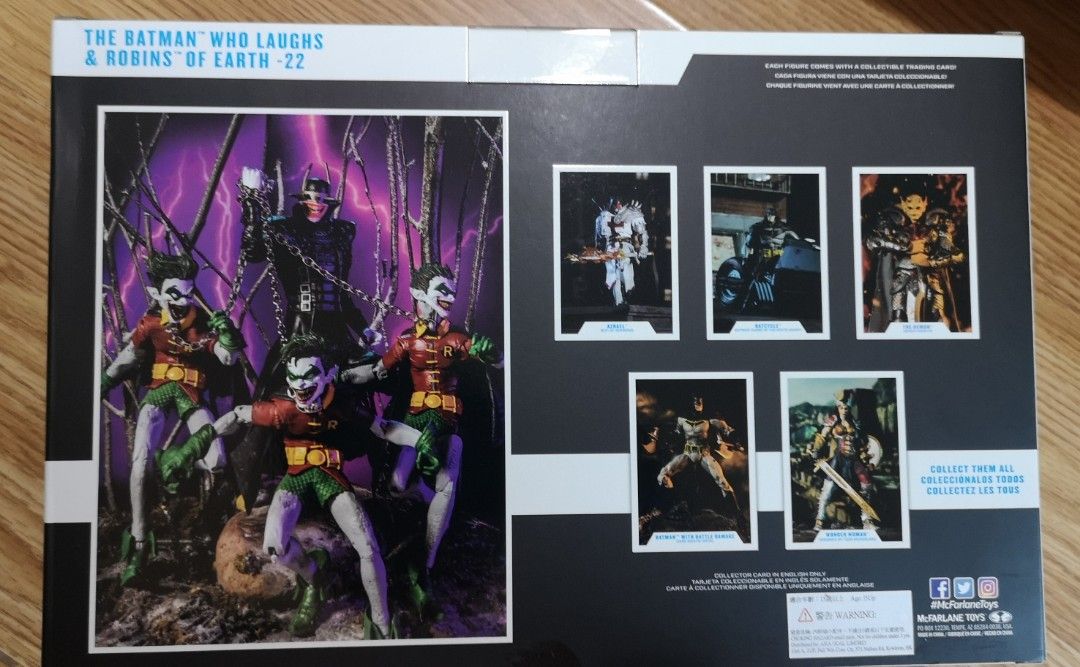 MCFARLANE THE BATMAN"WHO LAUGHS & ROBINS" OF EARTH - 22, Hobbies & Toys ...