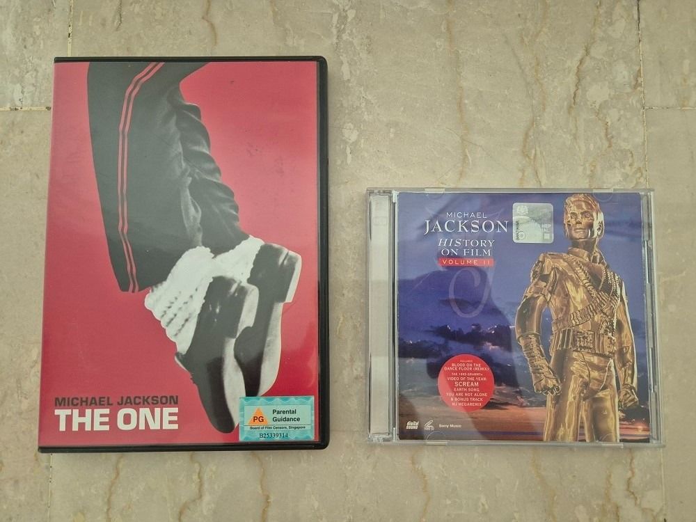 Michael Jackson DVD, VCD & CD Collection (Total S$20 only for all ...