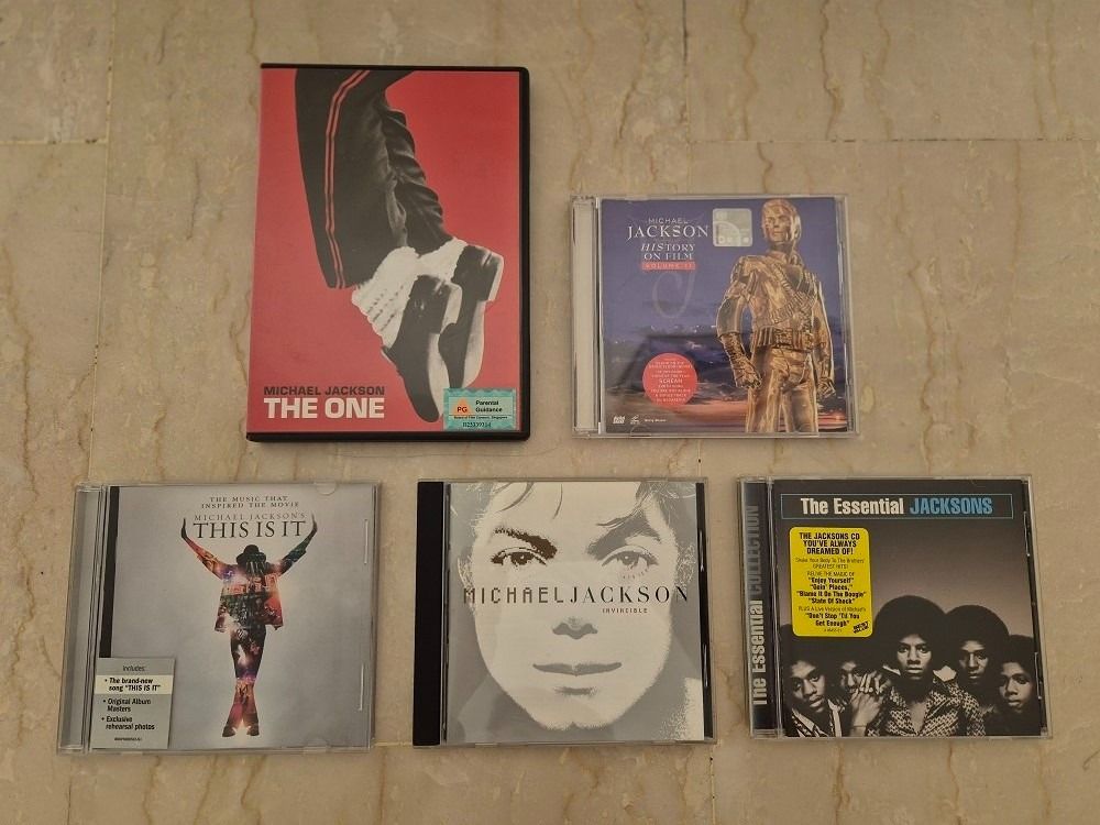 Michael Jackson DVD, VCD & CD Collection (Total S$20 only for all ...