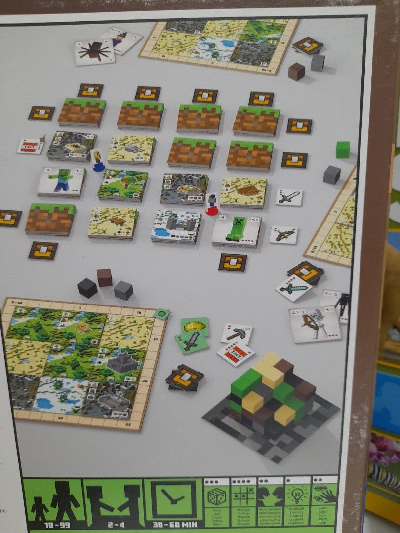 Minecraft Board Game, Hobbies & Toys, Toys & Games on Carousell