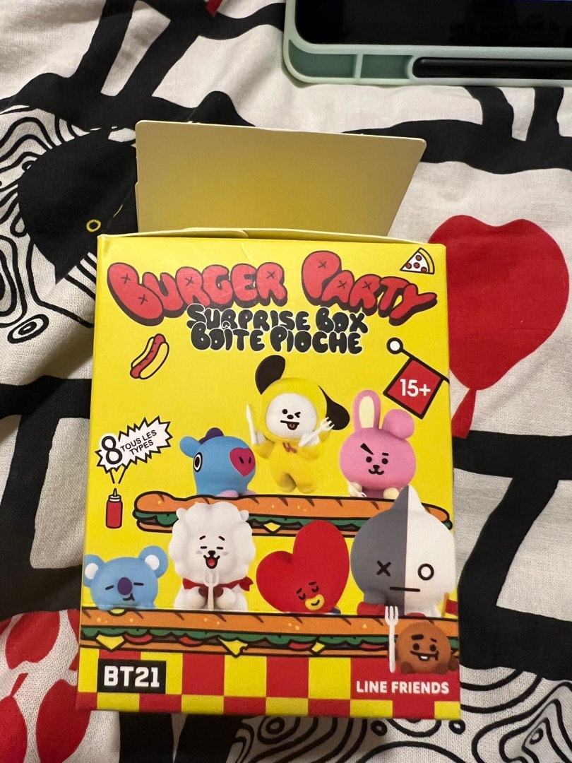 Miniso BT21 Burger Party Blind Box Chimmy, Hobbies & Toys, Memorabilia ...