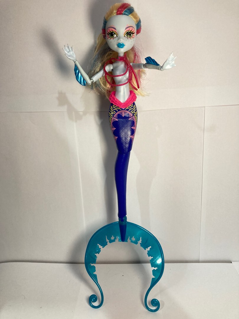 Monster High Great Scarrier Reef Glowsome Ghoulfish Lagoona Blue ...