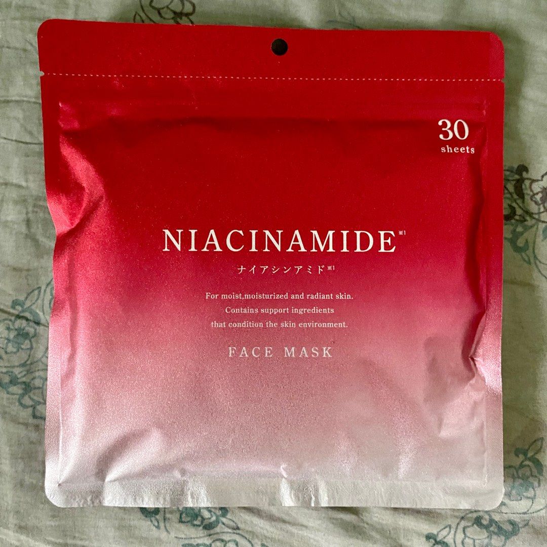 Niacinamide | Japan Authentic Facial Mask 30 Sheets, Beauty & Personal ...