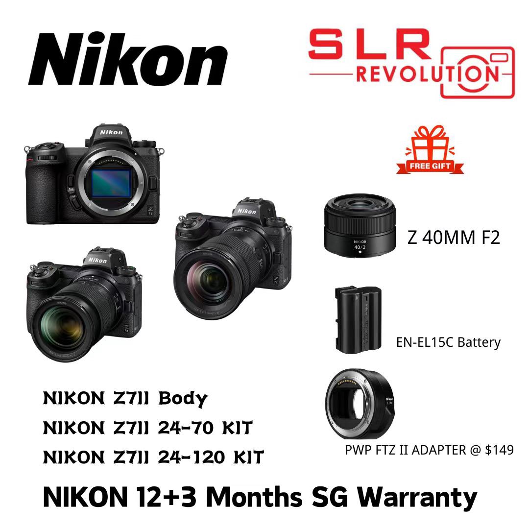 NIKON Z7II BODY / NIKON Z7II 24-70MM KIT / NIKON Z7II 24-120MM KIT ...
