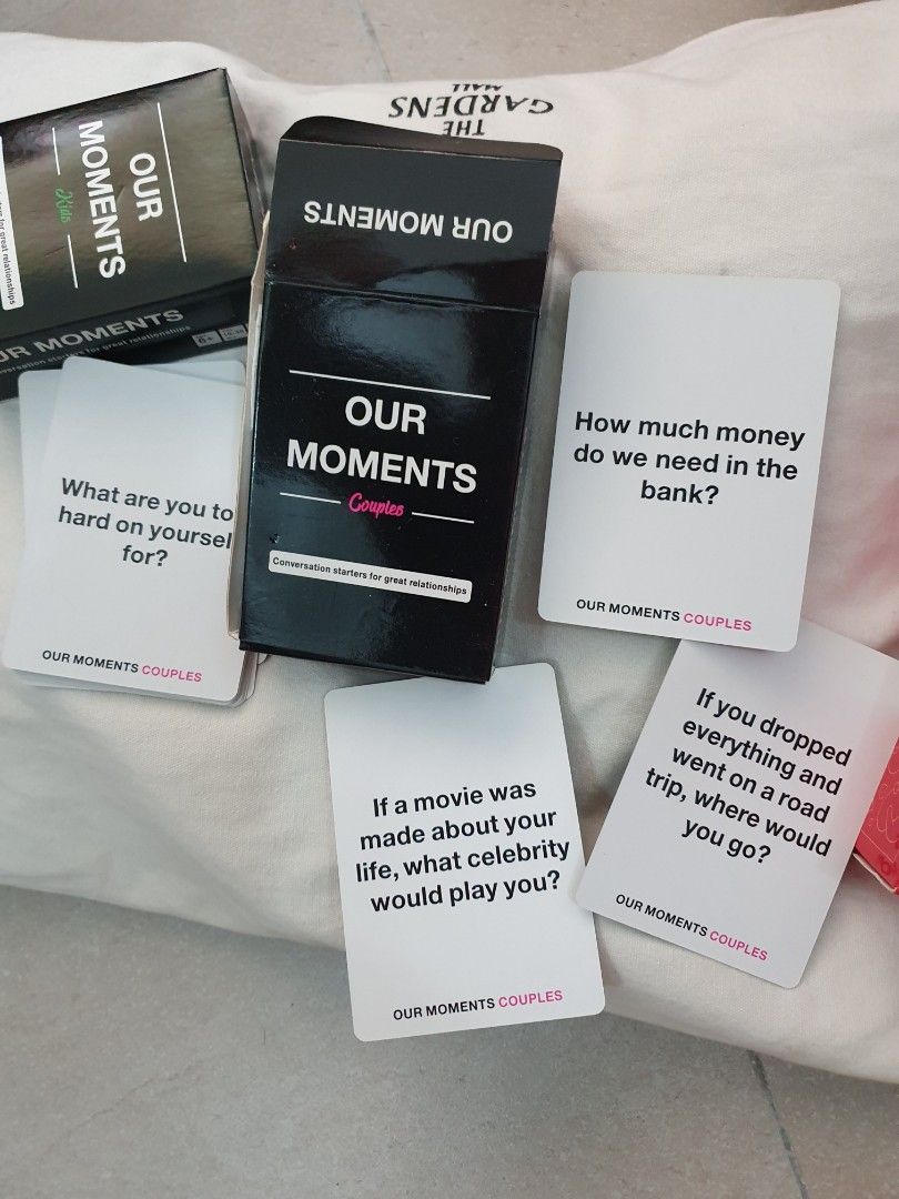 Our Moments card game combo, Hobbies & Toys, Toys & Games on Carousell