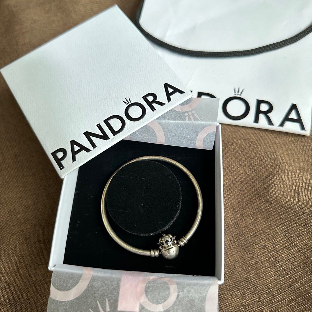 Pandora Stitch Bangle, Women's Fashion, Jewelry & Organisers, Bracelets ...