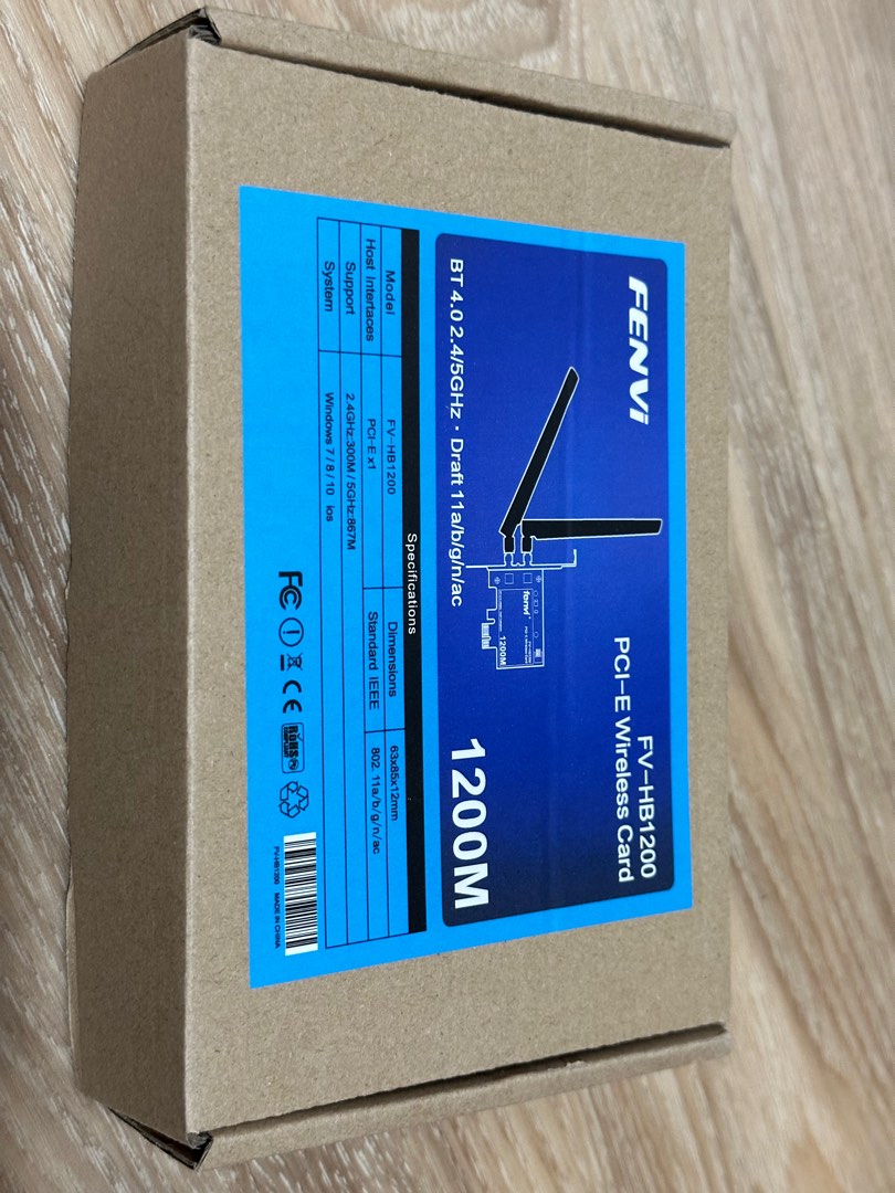PCI-E Wireless Card FV-HB1200, Computers & Tech, Parts & Accessories ...