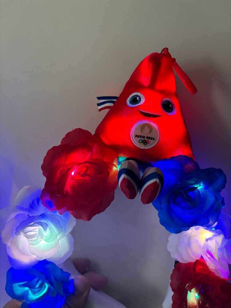 Paris Olympic 2024 Phryge + DIY Lightsticks headband #ASMR # Olympic ...