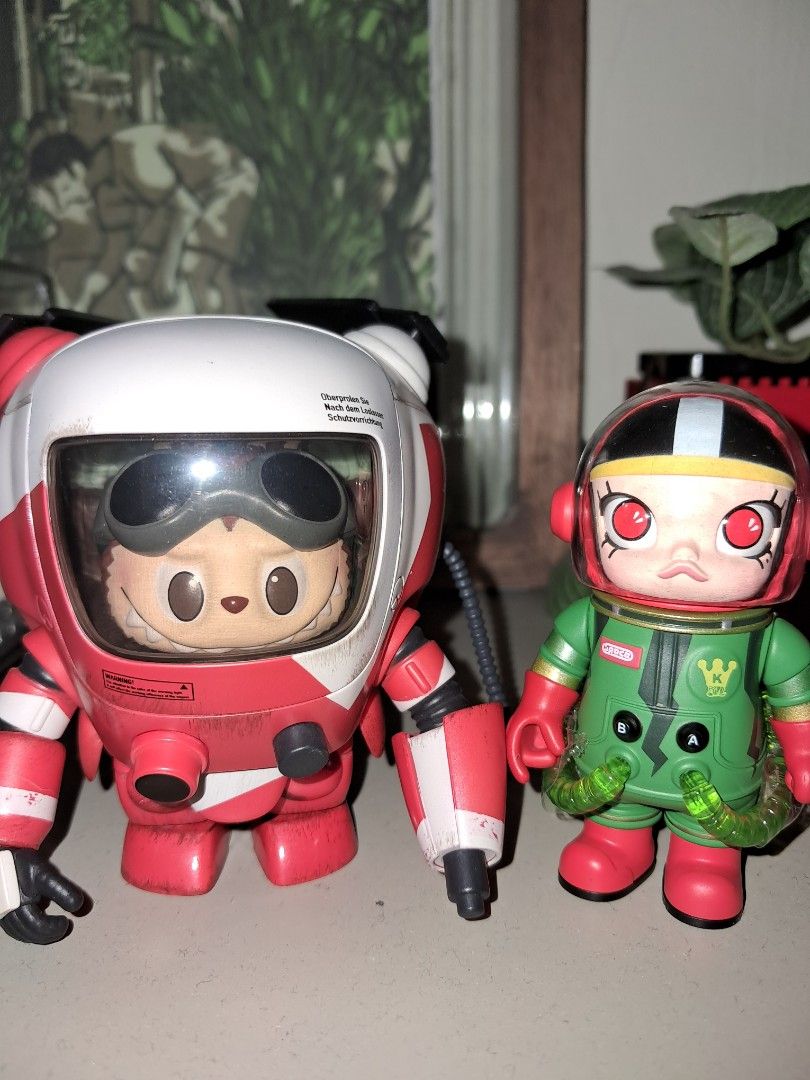 Popmart Molly and labubu, Hobbies & Toys, Toys & Games on Carousell