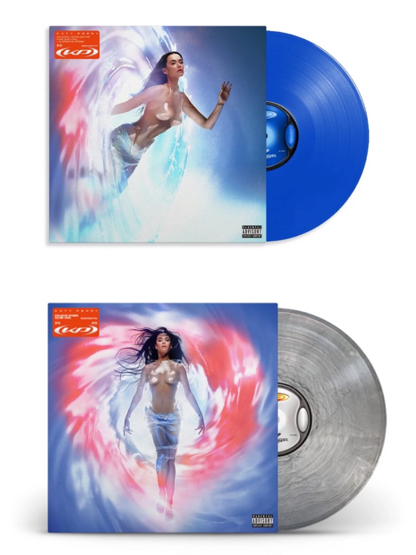 Pre order Katy Perry 143 silver clear blue , Announcements on Carousell