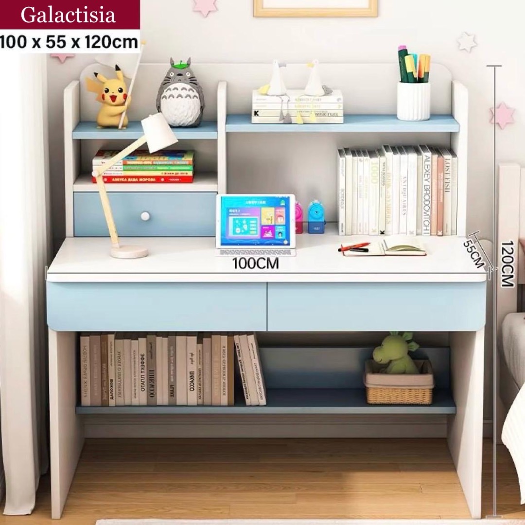Premium Study Table With Bookshelf | Computer Desk With Shelf | Office ...