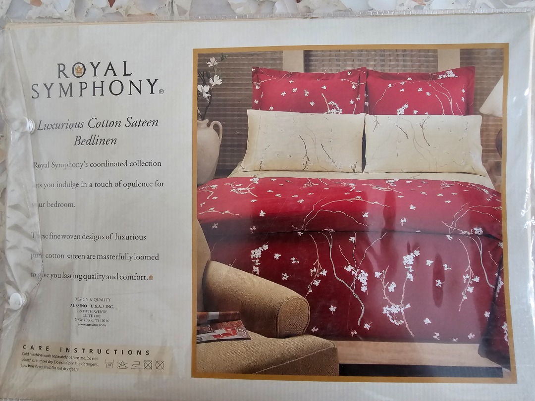 Royal Symphony Queen Quilt Cover set, Furniture & Home Living, Bedding ...