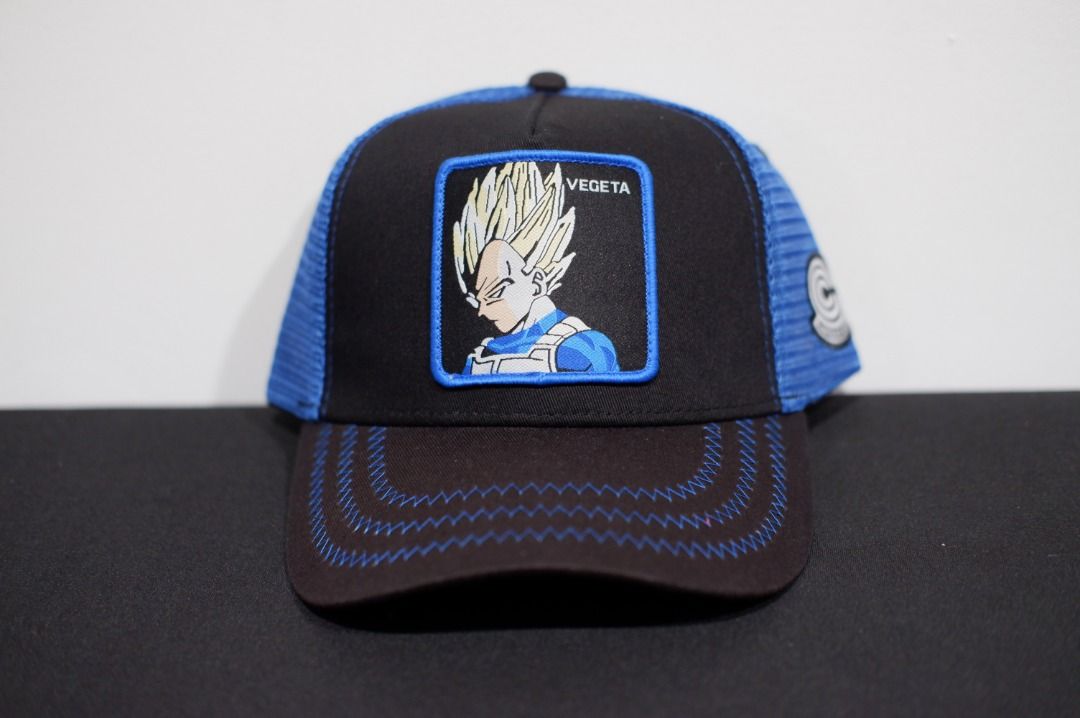 Saiyan Vegeta trucker cap/hat by Collabs x Dragon Ball Z, Men's Fashion ...