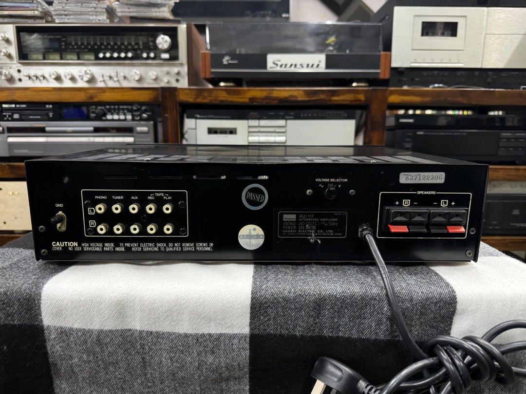 Sansui AU-117 Stereo Integrated Amplifier, Audio, Soundbars, Speakers ...