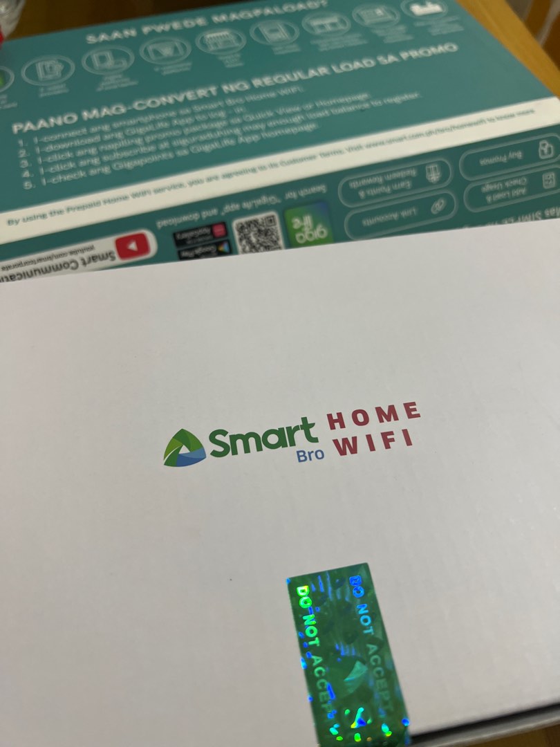 Smart Bro Home Wifi Evoluzn FX-ID5L with 1300 unli 1 month load ...