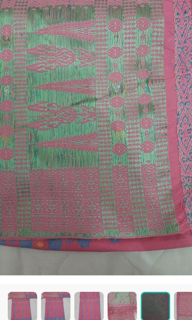 Songket Batak + selendang, Fesyen Wanita, Pakaian Wanita, Lainnya di Carousell