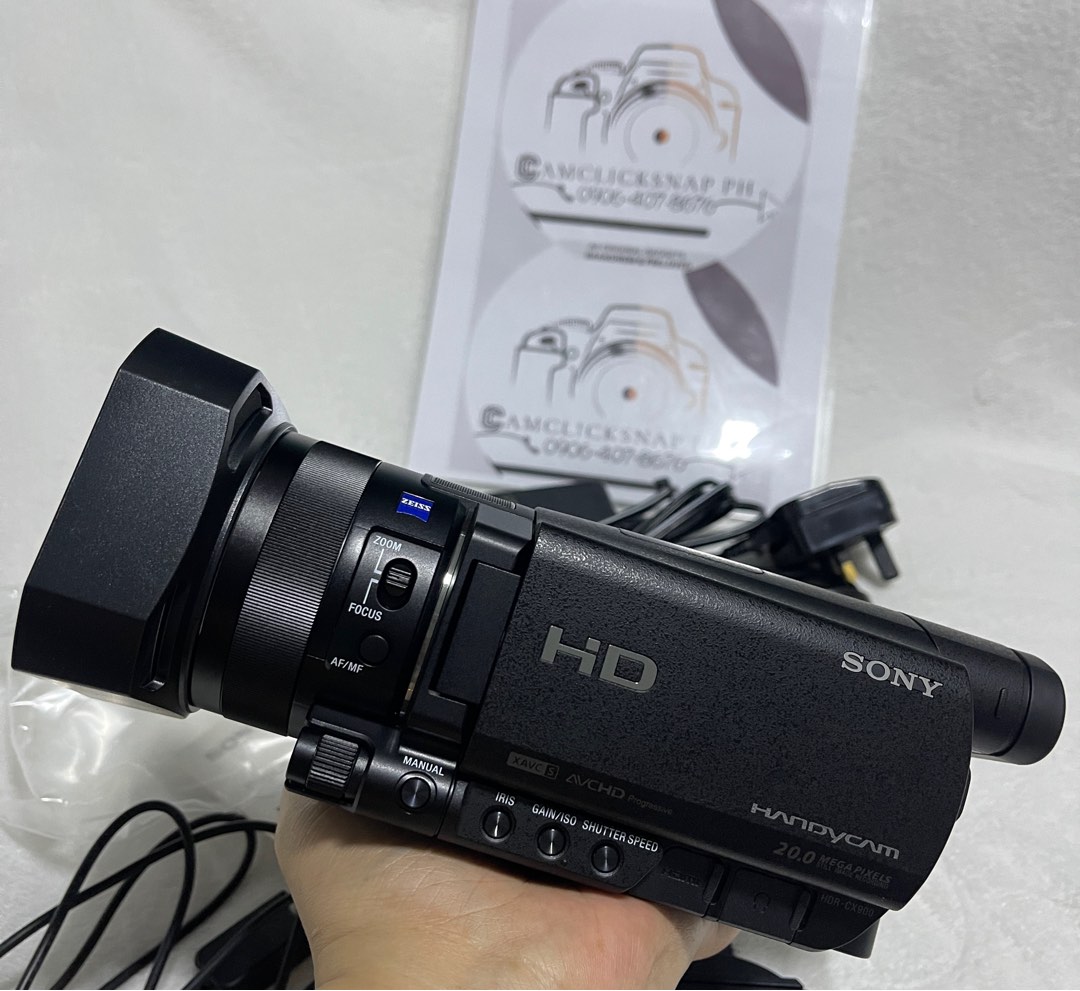 Sony Handycam Hdr CX900e 20MP wifi nfc ready Full Hd w/ Box No issue ...