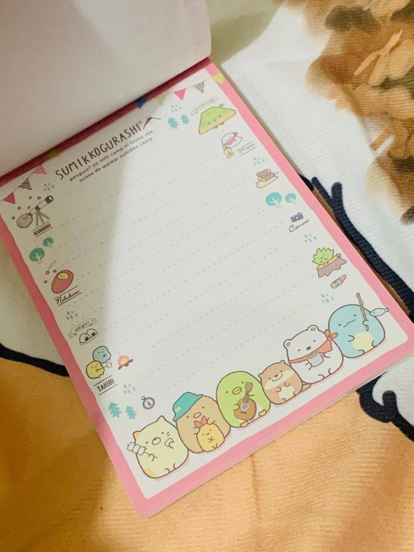 Sumikkogurashi notepad, Everything Else, Others on Carousell