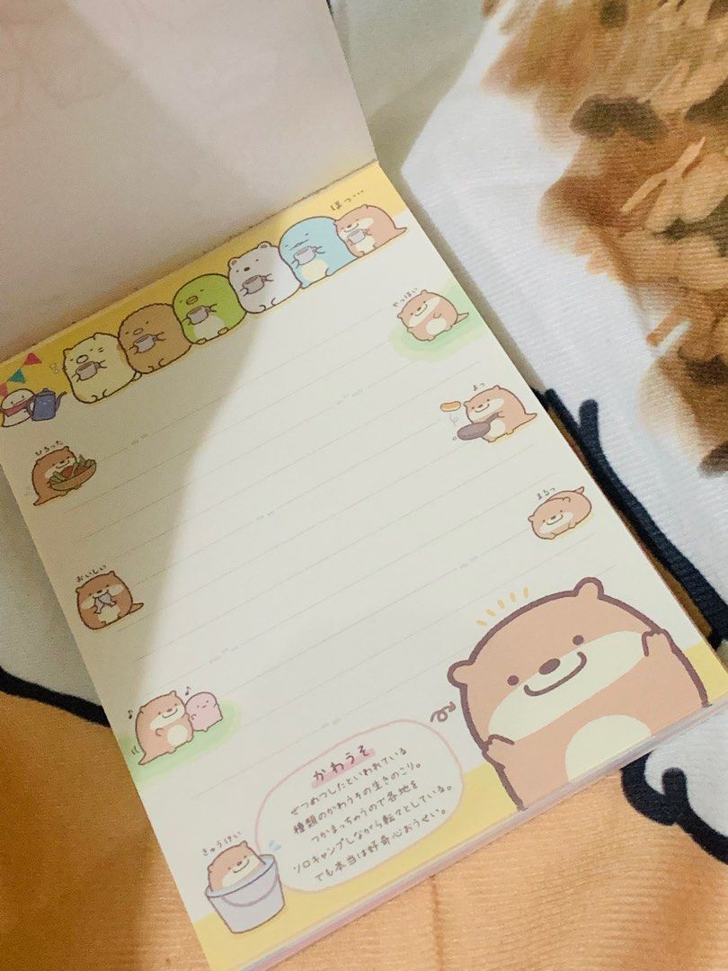 Sumikkogurashi notepad, Everything Else, Others on Carousell