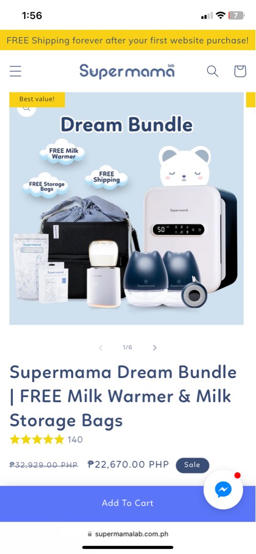 Supermama Lab bundle (Air Plus wearable BP, Portable milk warmer and UV House sterilizer 2.0 ...
