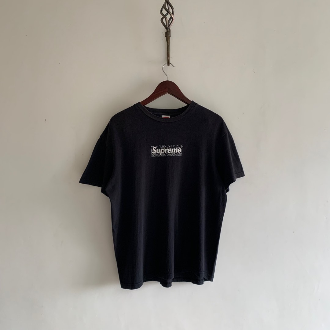 Supreme Bandana Box Logo, Men's Fashion, Tops & Sets, Tshirts & Polo ...