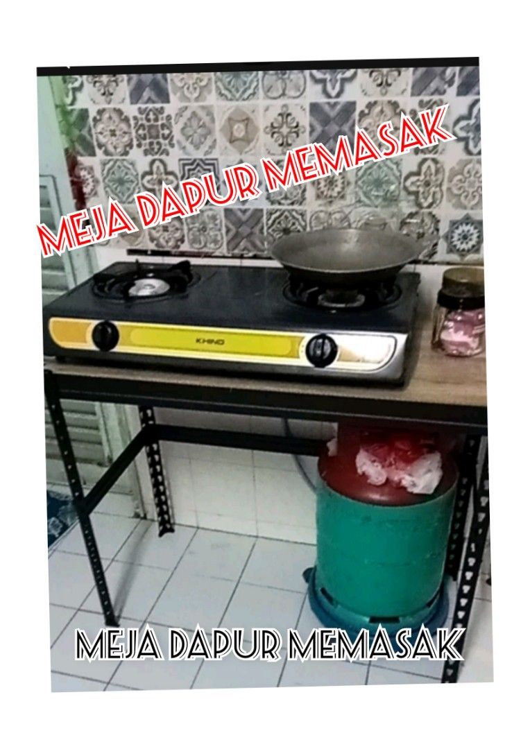 Table top MEJA DAPUR MEMASAK, Furniture & Home Living, Outdoor ...