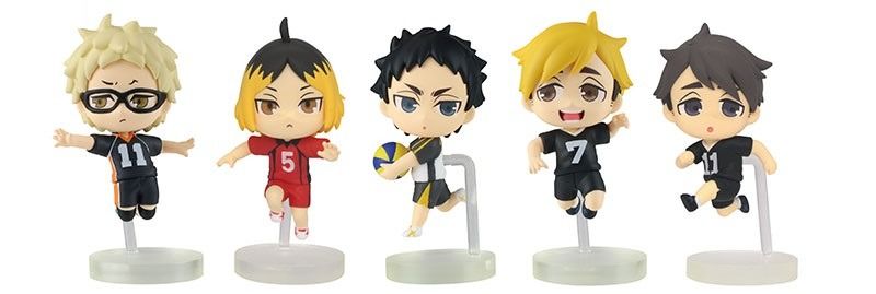 TAKARA TOMY A.R.T.S HAIKYUU Mini Fig. - Kuroo, Kenma, Hinata, Kageyama ...