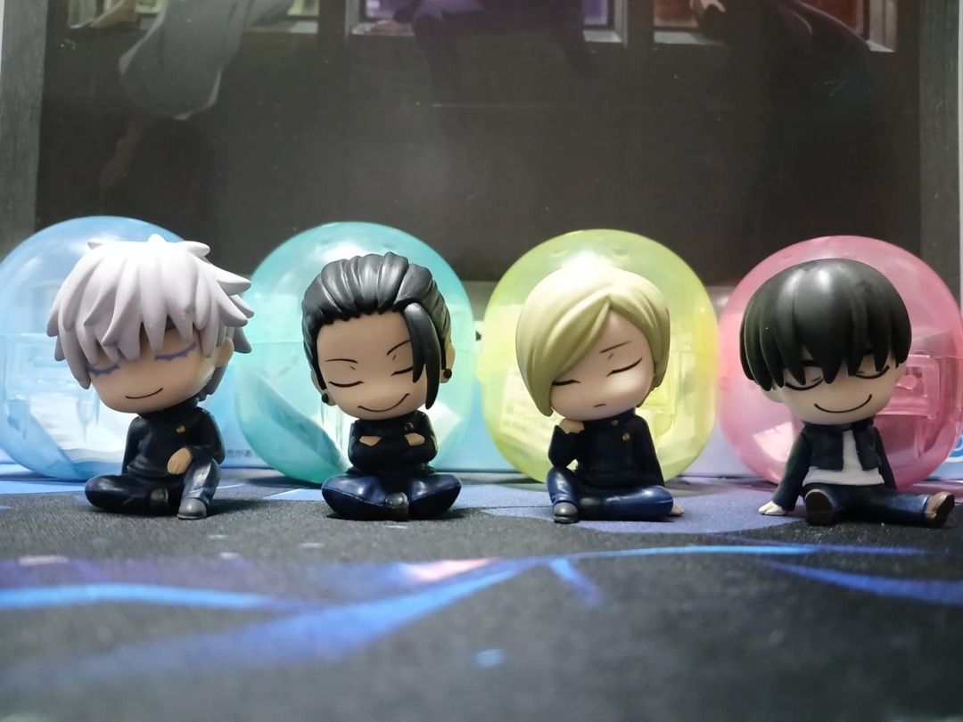 TAKARA TOMY A.R.T.S Jujutsu Kaisen Katazun Fig. Gashapon - Gojo, Geto ...