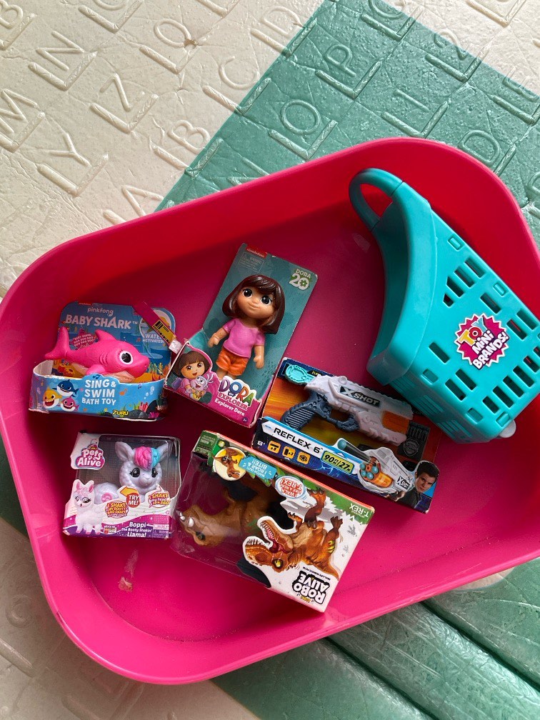 Take All Zuru Miniature with Cart, Toys & Collectibles, Mainan di Carousell
