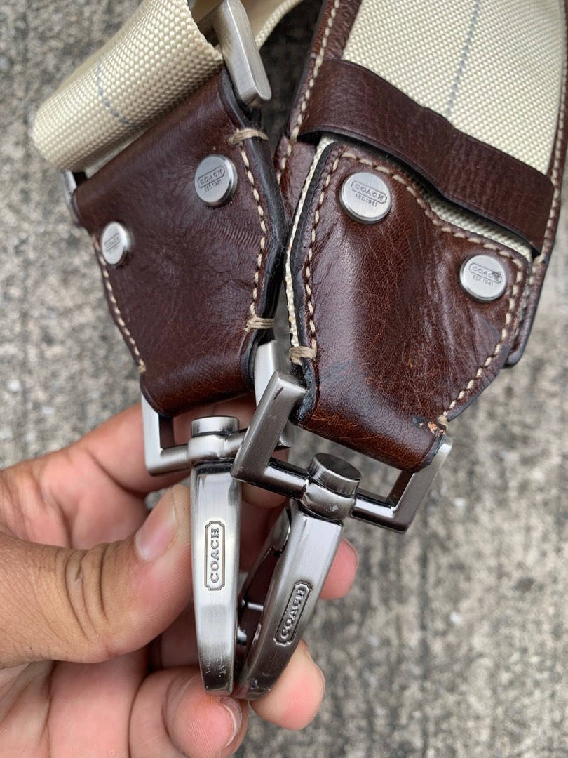 Tali bag coach lebar 2 inchi panjang adjustable, Men's Fashion, Watches ...