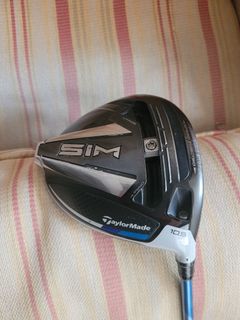 Taylormade Driver Sim Max Loft 9.0 Flex SR, Sports Equipment, Sports ...