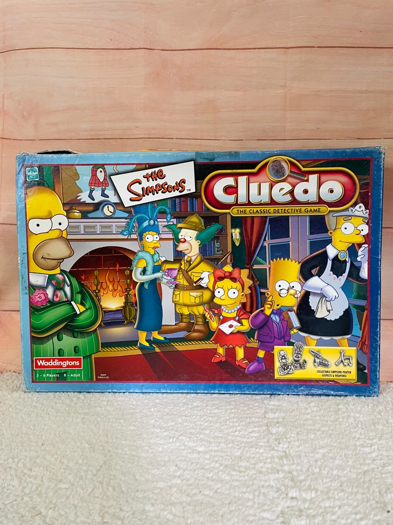 The Simpsons Cluedo Preloved Authentic, Hobbies & Toys, Toys & Games on ...