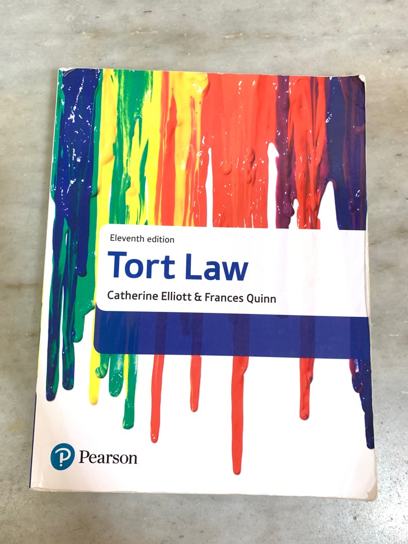 Tort Law A Level Textbook, Hobbies & Toys, Books & Magazines, Textbooks ...