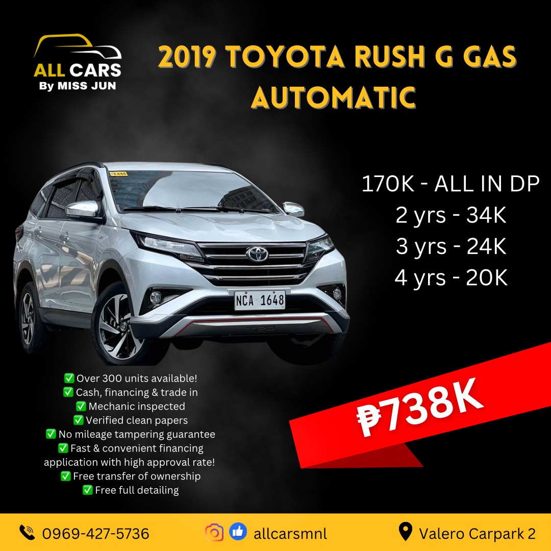 Toyota Rush G Auto, Cars for Sale, Used Cars on Carousell