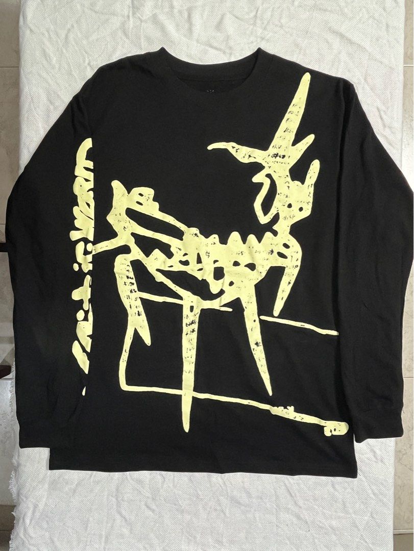 Travis Scott Barbed Wire Long Sleeve, Men's Fashion, Tops & Sets ...