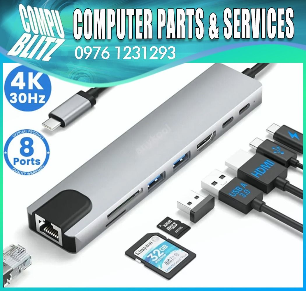 USB Type C Multi Adapter, Computers & Tech, Parts & Accessories, Other ...