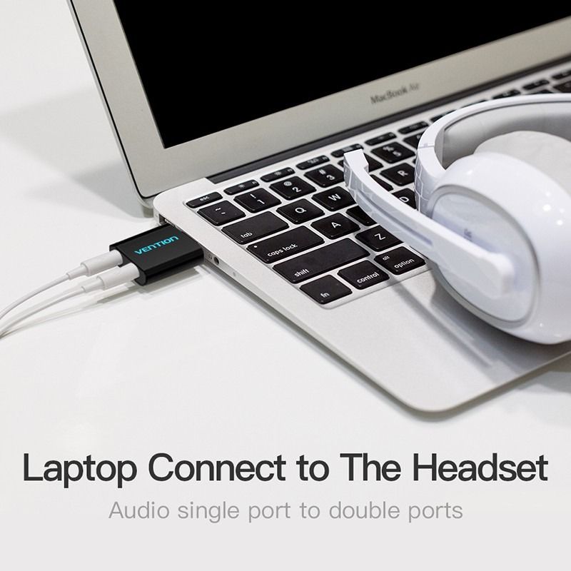 Vention External Usb Aux Mic Adapter Stereo Audio Sound Card 3.5Mm For ...