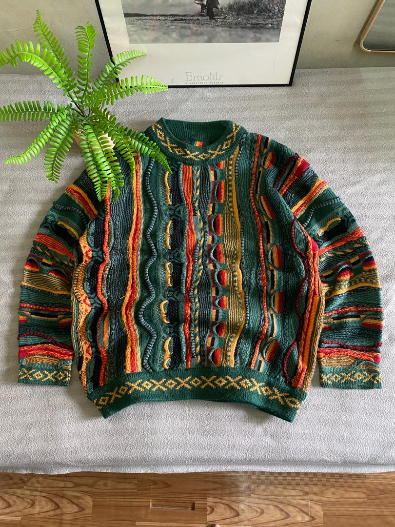 Vintage Coogi Style Knitwear, Women's Fashion, Tops, Longsleeves on ...