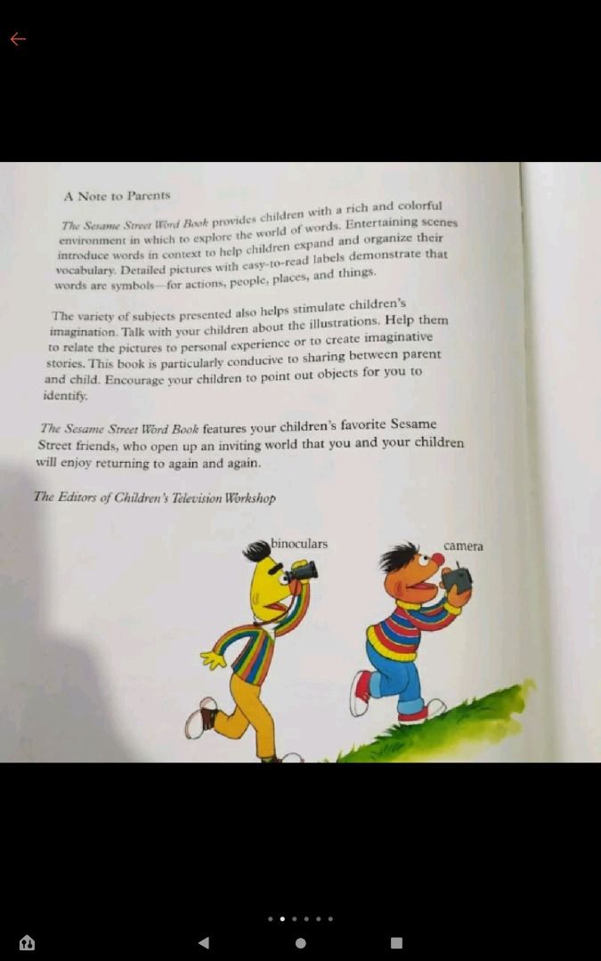 VINTAGE THE SESAME STREET WORD BOOK big hardbound children's, Hobbies ...