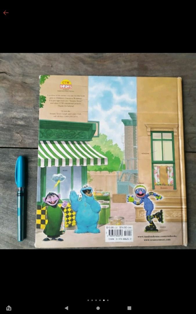 VINTAGE THE SESAME STREET WORD BOOK big hardbound children's, Hobbies ...