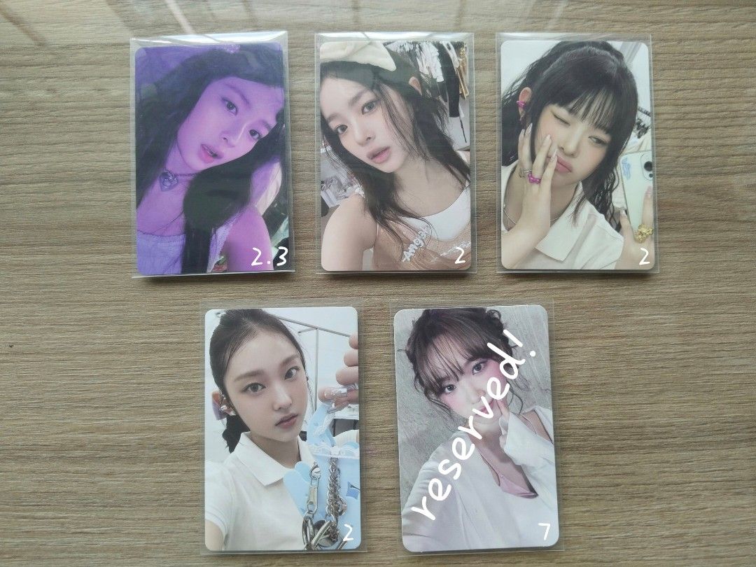 wts/lfb newjeans lesserafim pcs weverse album get up easy nj minji ...
