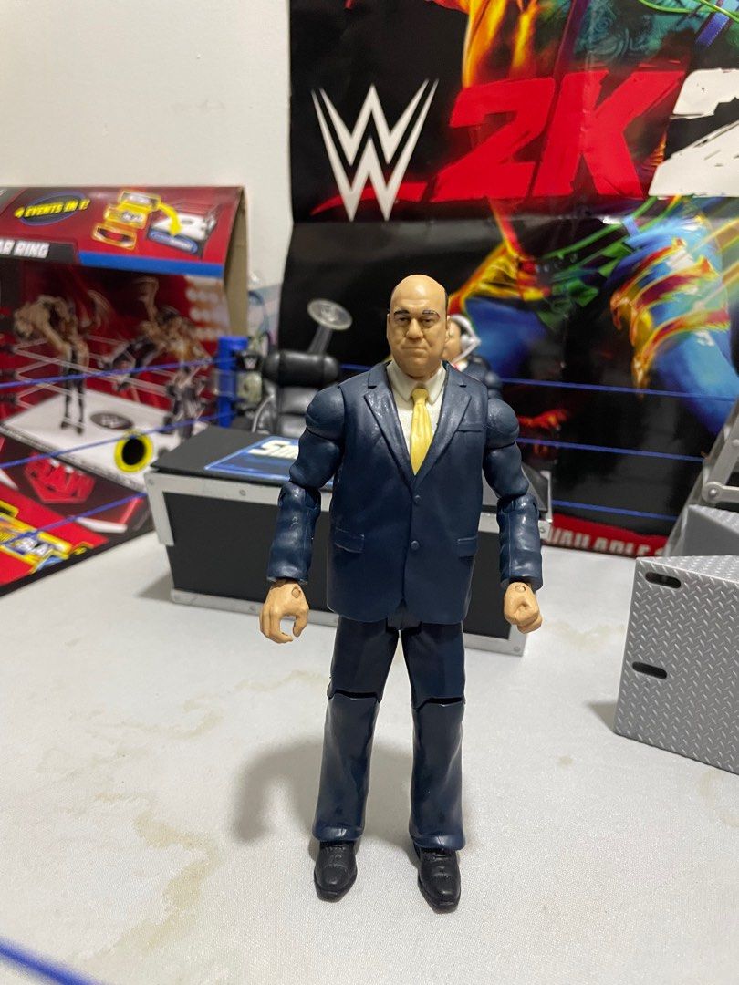 WWE Mattel Paul Heyman Figure Rare, Hobbies & Toys, Toys & Games on ...