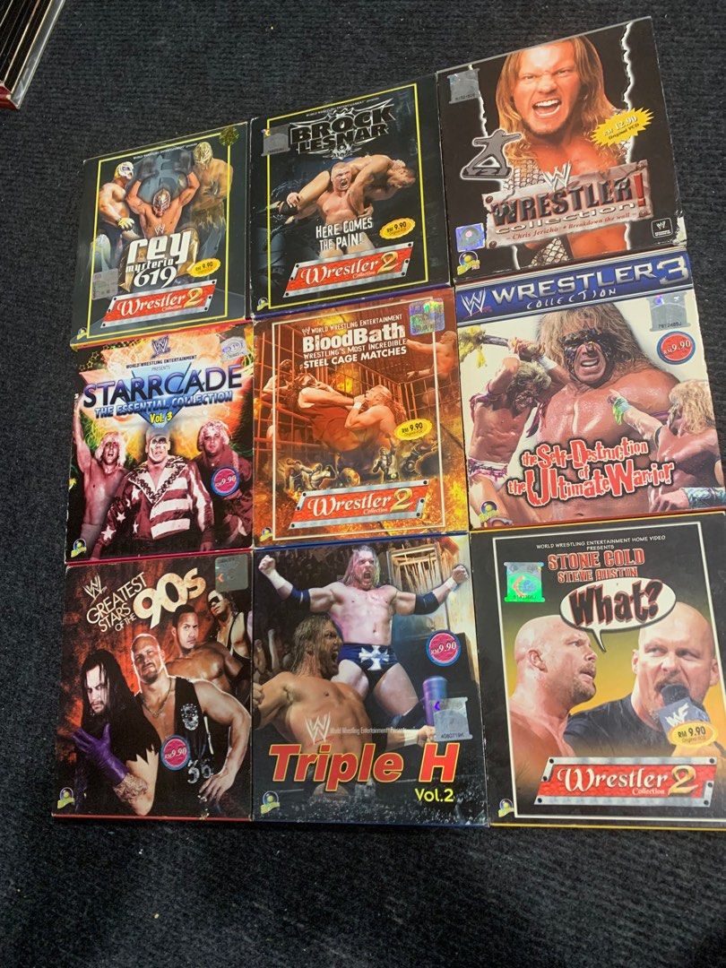 Wwe wwf vcd Dvd wrestling gusti dvd, Hobbies & Toys, Music & Media, CDs ...