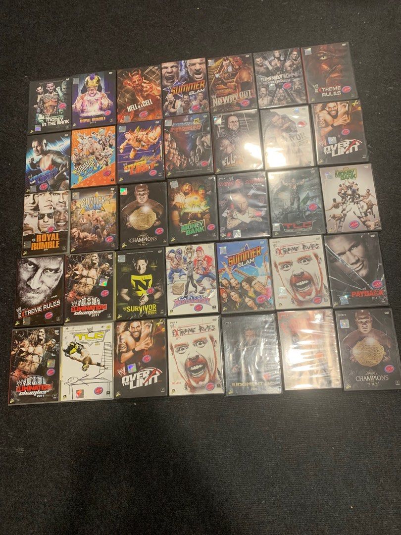 Wwe wwf vcd wrestling gusti dvd, Hobbies & Toys, Music & Media, CDs ...