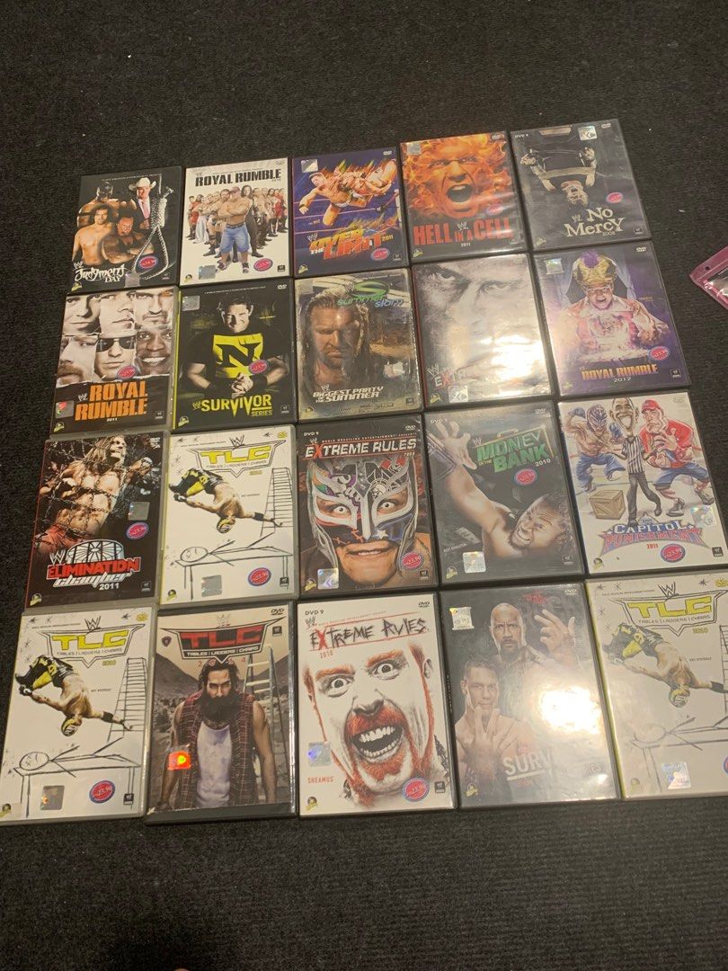 Wwe wwf vcd wrestling gusti dvd, Hobbies & Toys, Music & Media, CDs ...