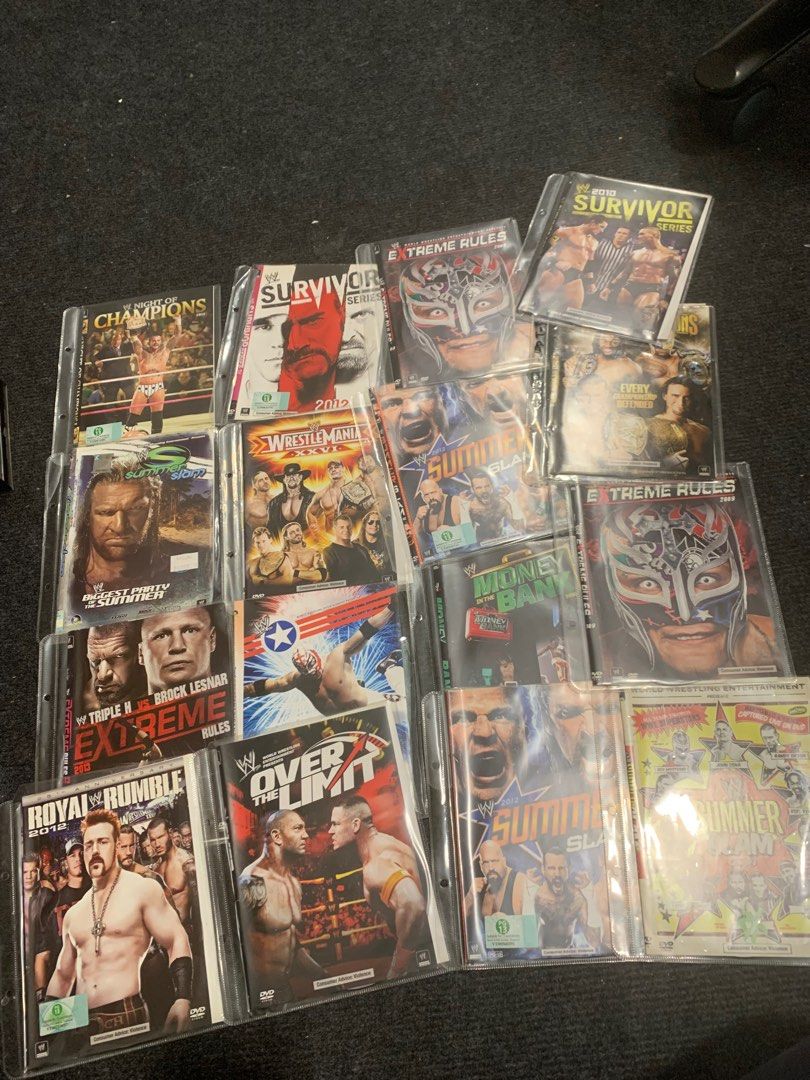 Wwe wwf vcd wrestling gusti dvd, Hobbies & Toys, Music & Media, CDs ...
