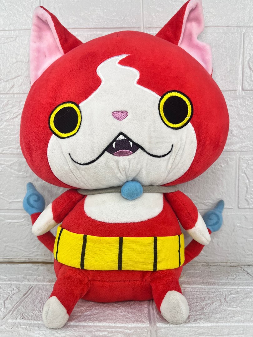 Yokai x Yo-kai Watch Jibanyan Red Cat Biggie Plush/Stufftoy, Hobbies & Toys, Memorabilia ...