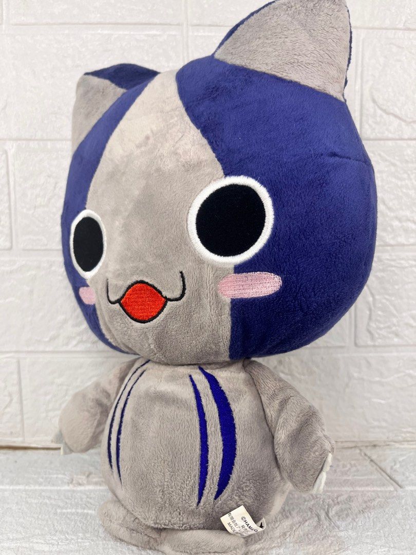 Yokai x Yo-kai Watch Rare Katsuo Nyanko Cat Biggie Plush/Stufftoy, Hobbies & Toys, Memorabilia ...