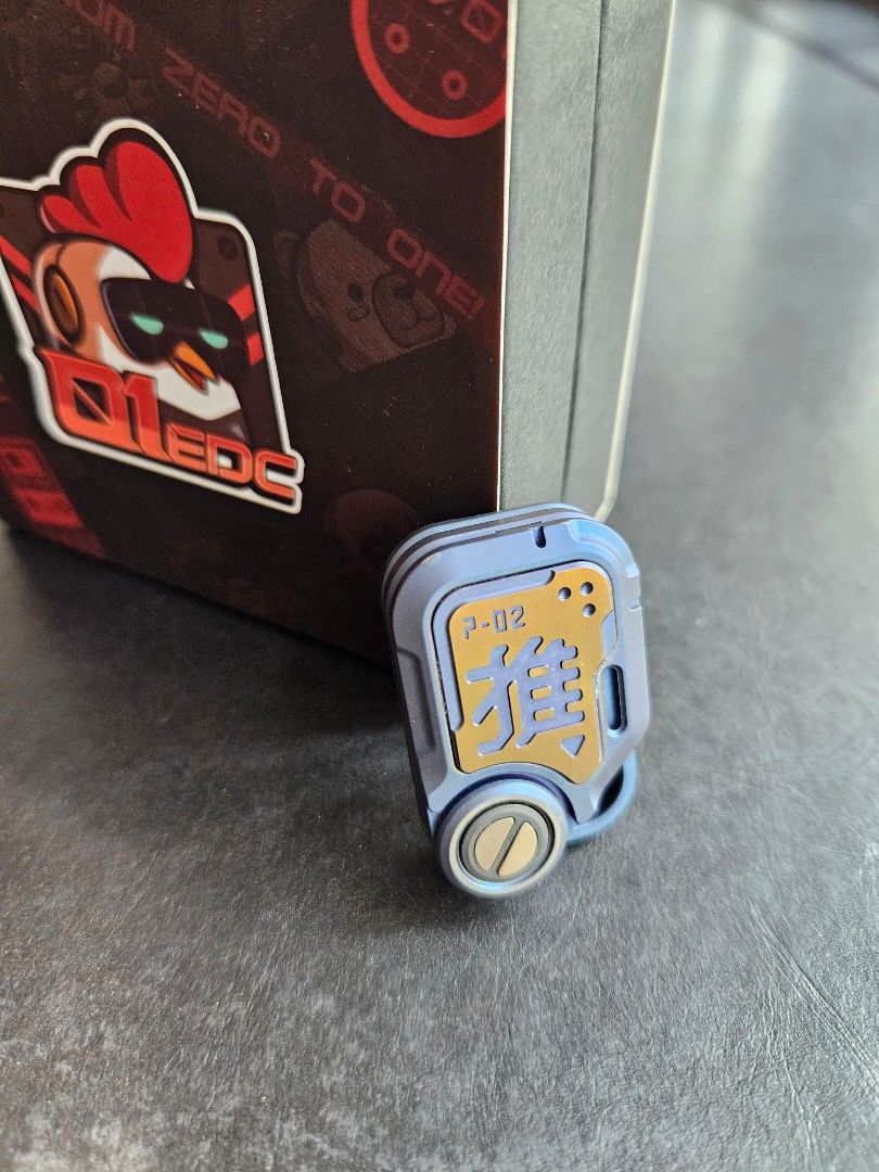 01 edc Pop 2.0 Titanium Blue, Hobbies & Toys, Toys & Games on Carousell