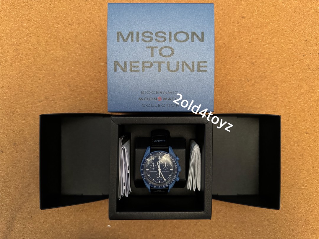 100%全新原裝正版 Omega x Swatch Moon Watch Moonwatch Moonswatc Neptune 有單 有保養 ...